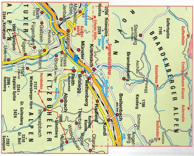 Austria - The Map Shop, Upton upon Severn