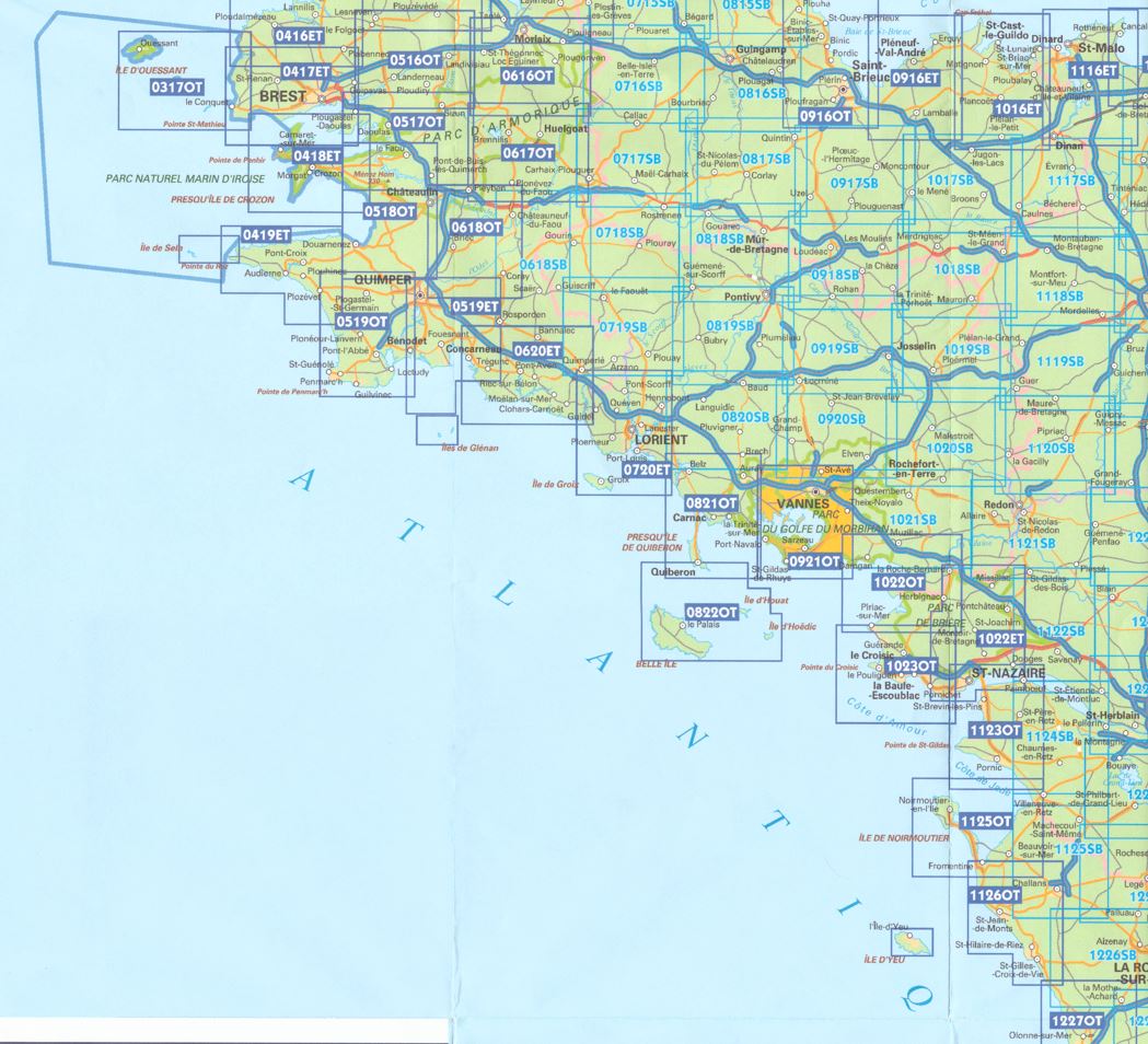 IGN 25K Walking Maps