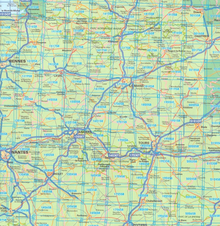 IGN 25K Walking Maps