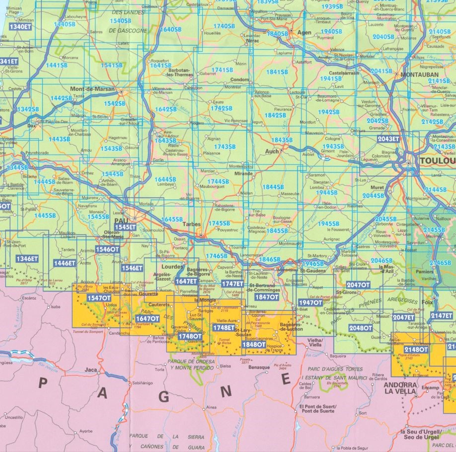 IGN 25K Walking Maps