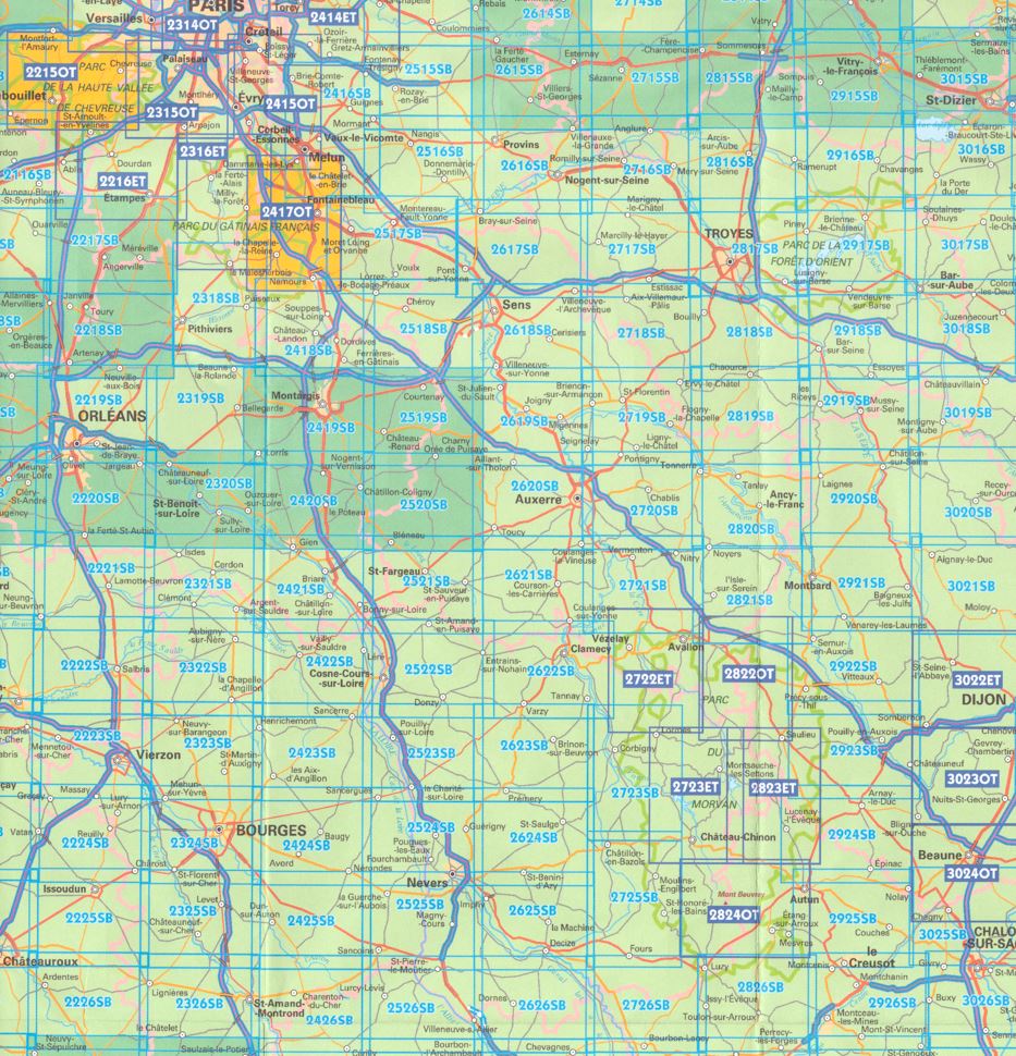 IGN 25K Walking Maps