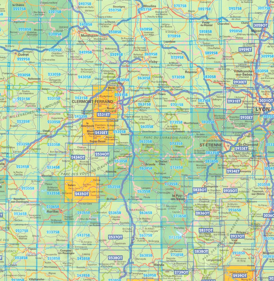 IGN 25K Walking Maps