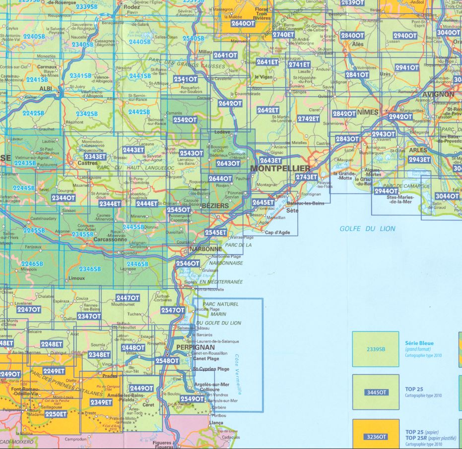 IGN 25K Walking Maps