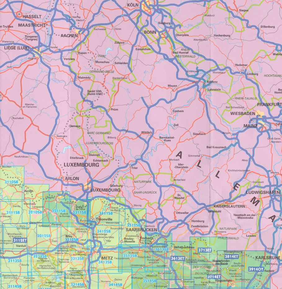 IGN 25K Walking Maps