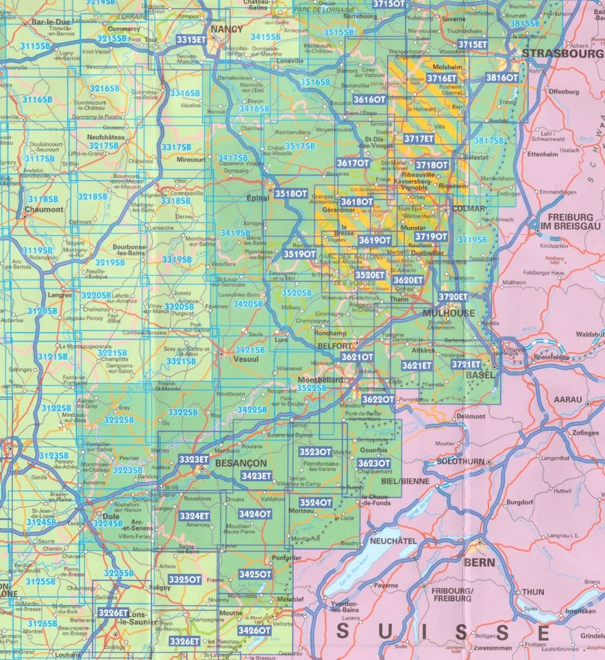 IGN 25K Walking Maps