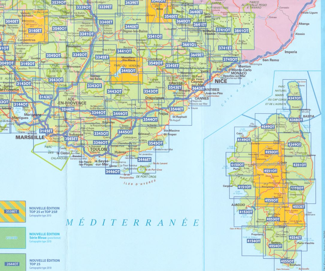 IGN 25K Walking Maps